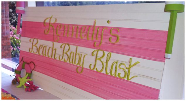 Preppy Beach Baby Shower | Pizzazzerie