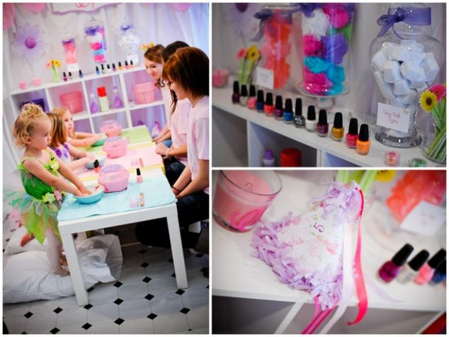 Cute + Colorful Spa Fairy Party! | Pizzazzerie