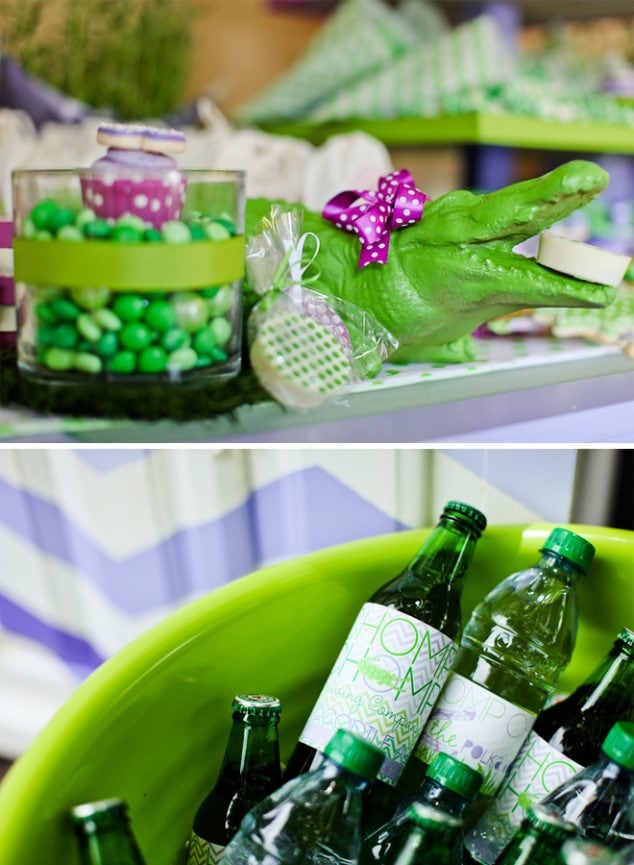 Super CUTE Polka Dot Crocodile Party! | Pizzazzerie