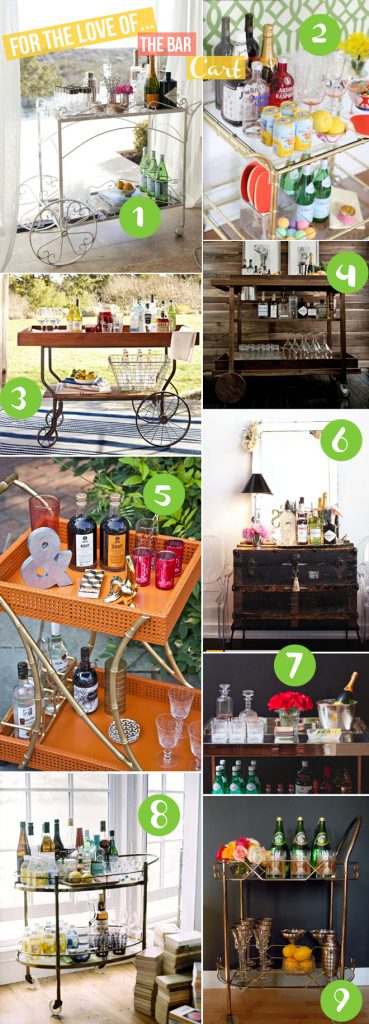 Party Fave: The Bar Cart! | Pizzazzerie