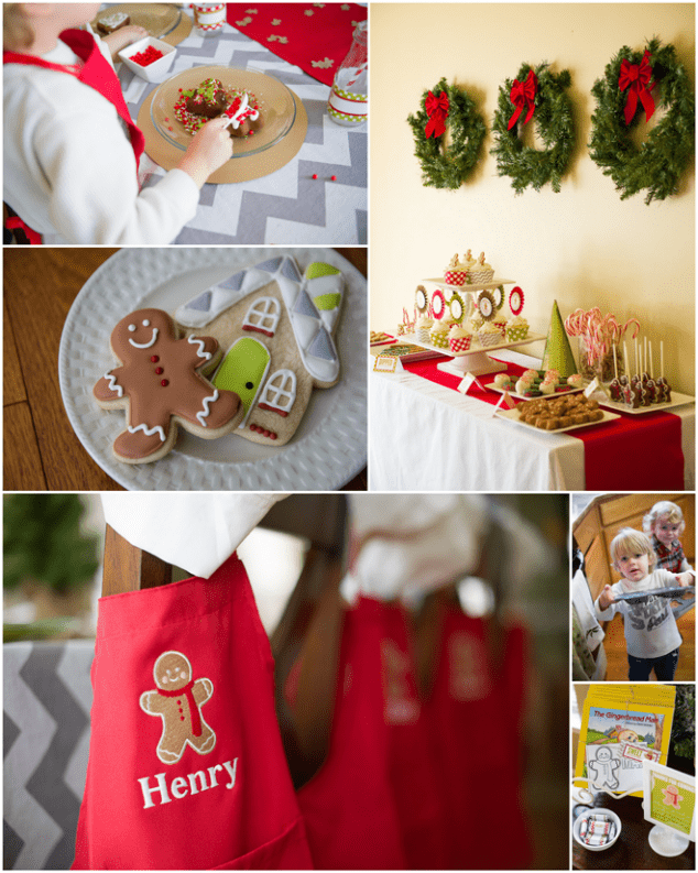 Super Cute Gingerbread Holiday Baking Party! | Pizzazzerie
