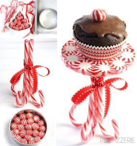 Tutorial: How to Make a Peppermint Cupcake Stand! | Pizzazzerie