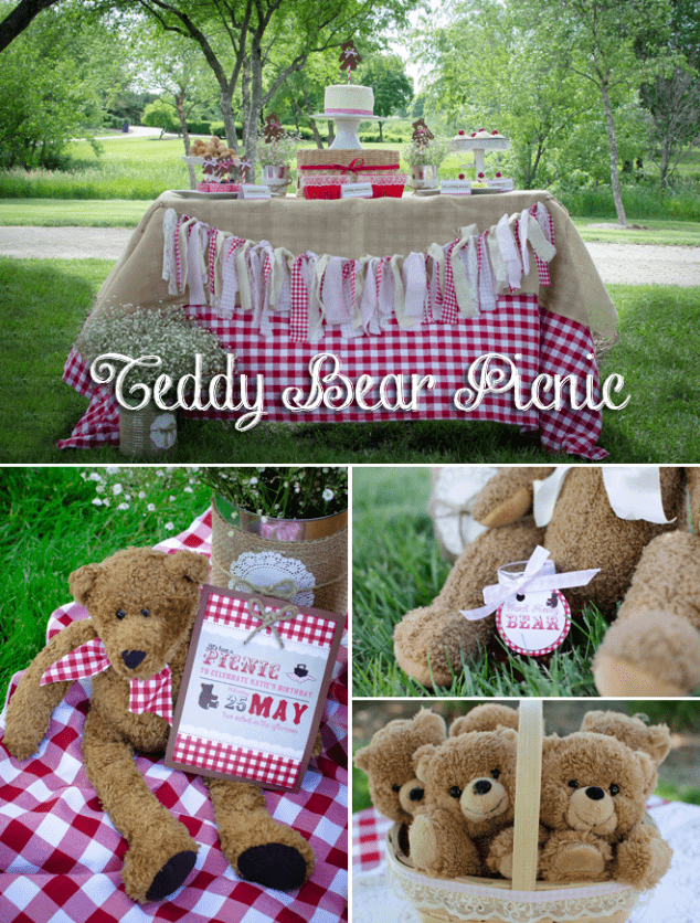 Adorable Teddy Bear Picnic Party! | Pizzazzerie