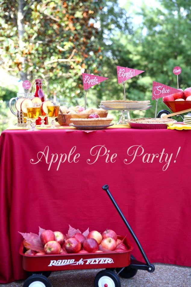 Apple Pie Themed Dessert Party! | Pizzazzerie