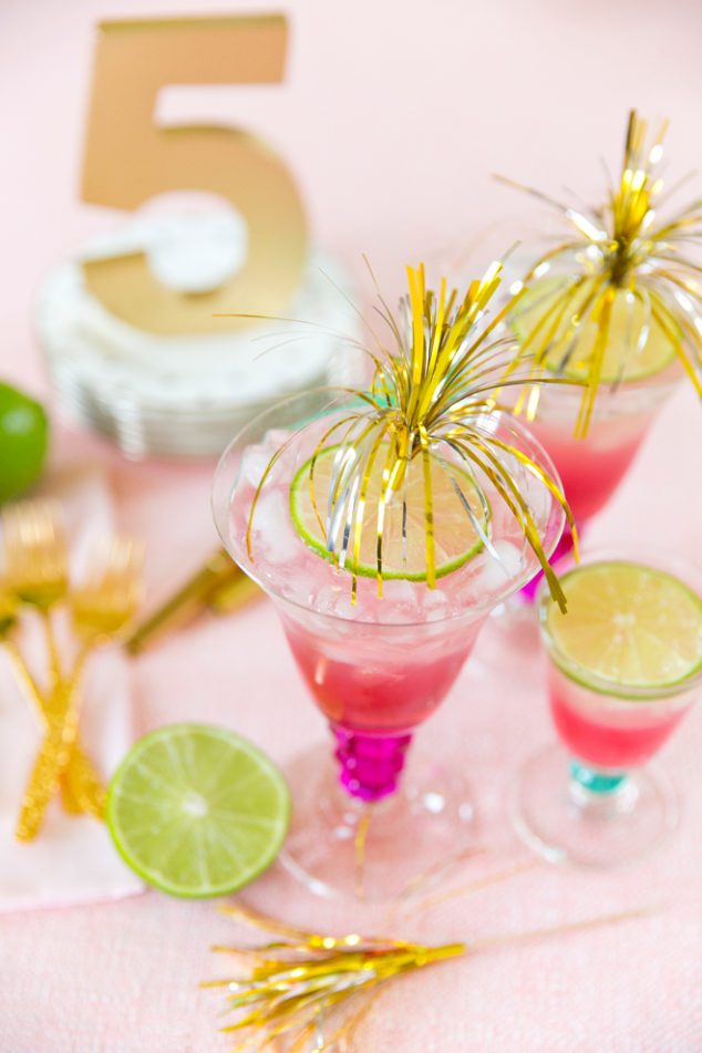 Celebrating 5: Tickled Pink Cocktail | Pizzazzerie