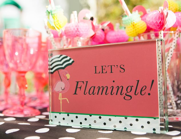 "Let's Flamingle", Y'all! | Pink Flamingo Party Ideas | Pizzazzerie