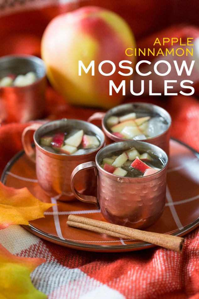 Mini Apple Cinnamon Moscow Mules | Pizzazzerie