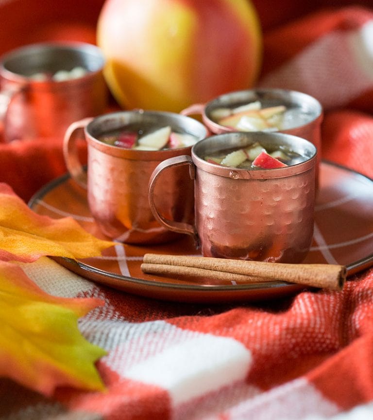 Mini Apple Cinnamon Moscow Mules | Pizzazzerie