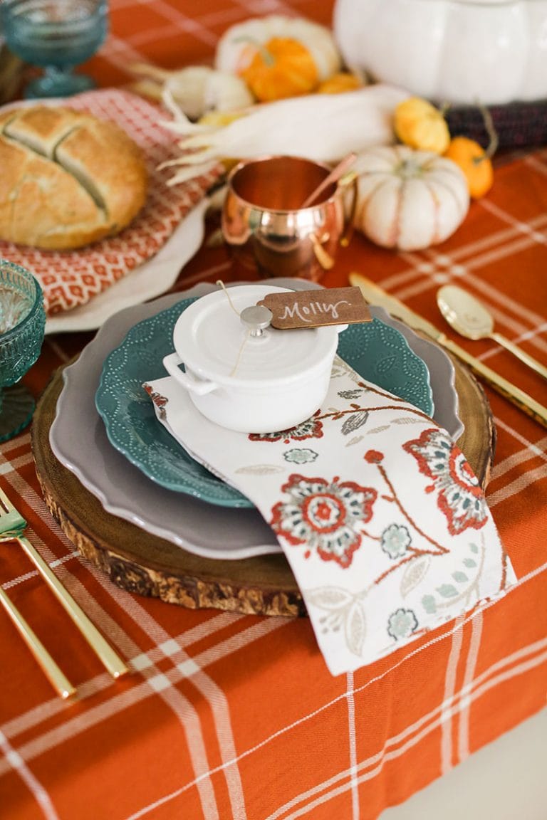 Gorgeous Fall Lunch + Flower Arranging Party | Pizzazzerie