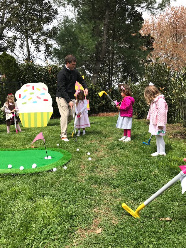 Blakely's 4th Birthday: Pink "Golf Partee" - Pizzazzerie
