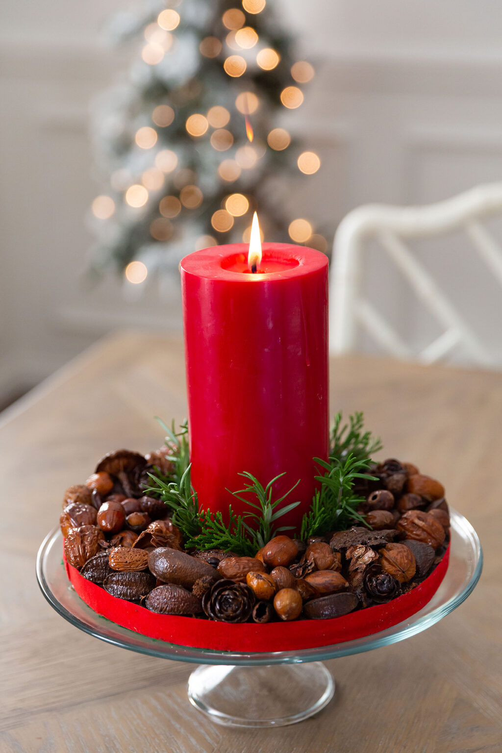 Christmas Nut Wreath (DIY Holiday Wreath) - Pizzazzerie