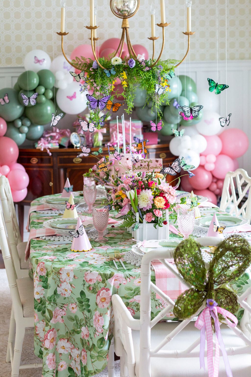 Butterfly Garden 4th Birthday Party - Pizzazzerie